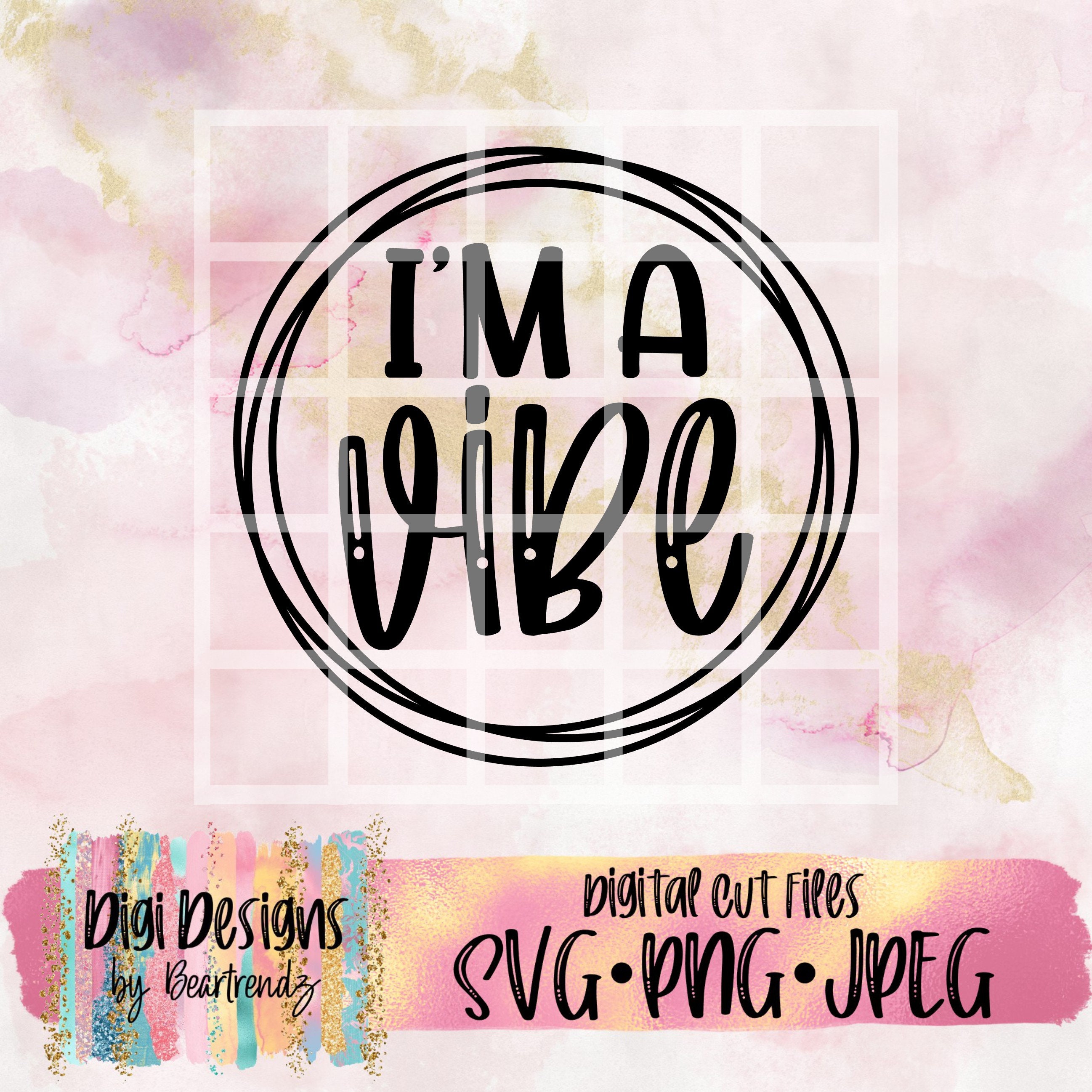 Good Vibes only Svg It's a Vibe Boho Svg Cricut Cut | Etsy