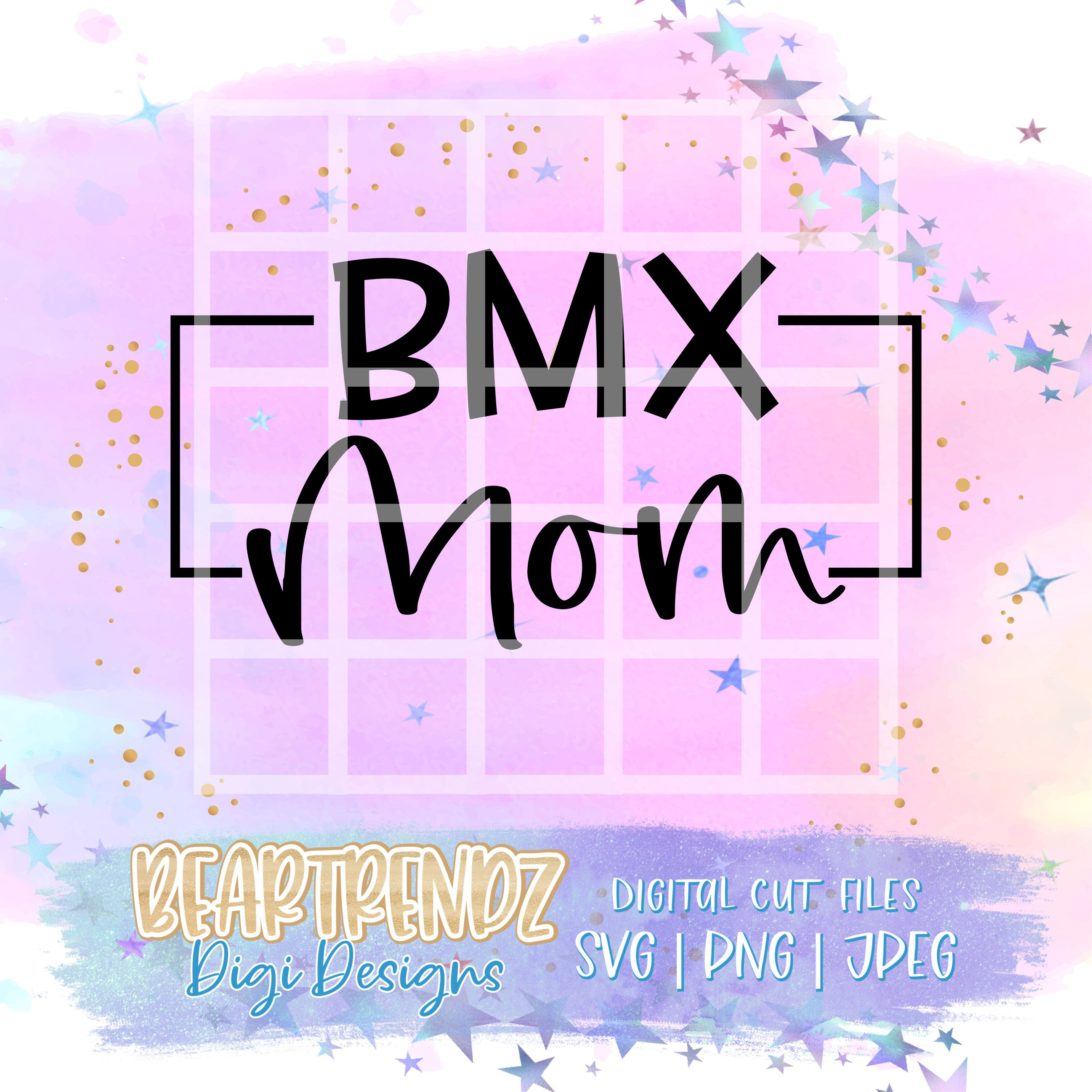 Bmx Mom Svg Geometric Svg Bmx Digital Cut File Cricut Cut Etsy