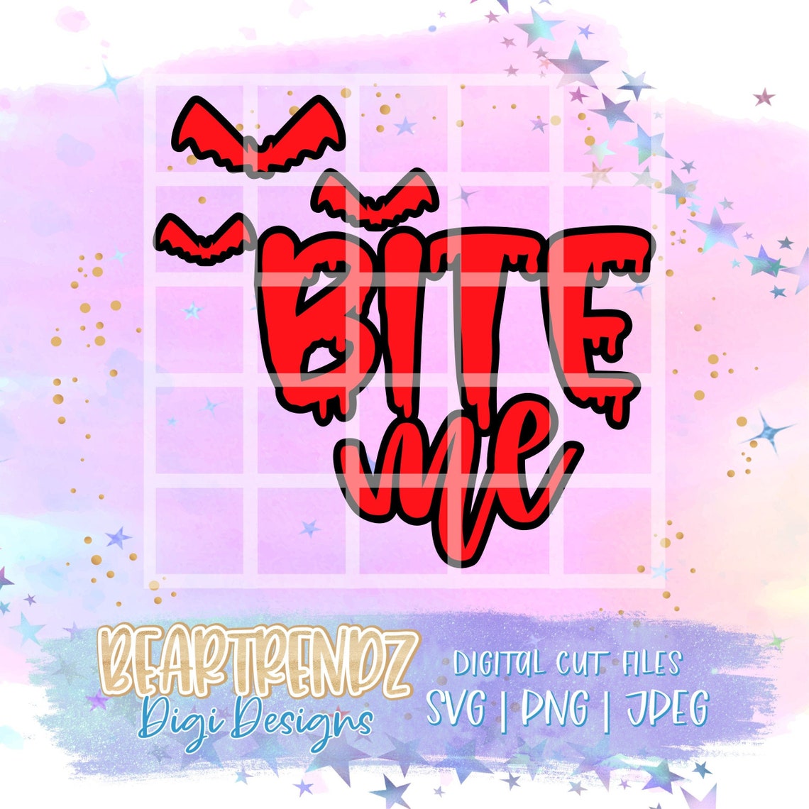 Bite Me Svg, Vampire Svg, Spooky Babe Svg, Boo Svg, Halloween Svg ...