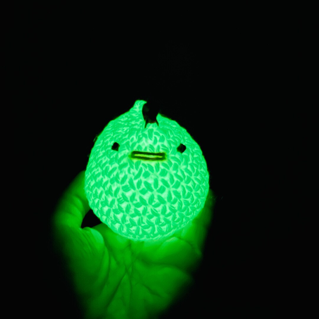 Glow in the Dark Chicken Crochet, Crochet Halloween Chicken Decor, Glow ...