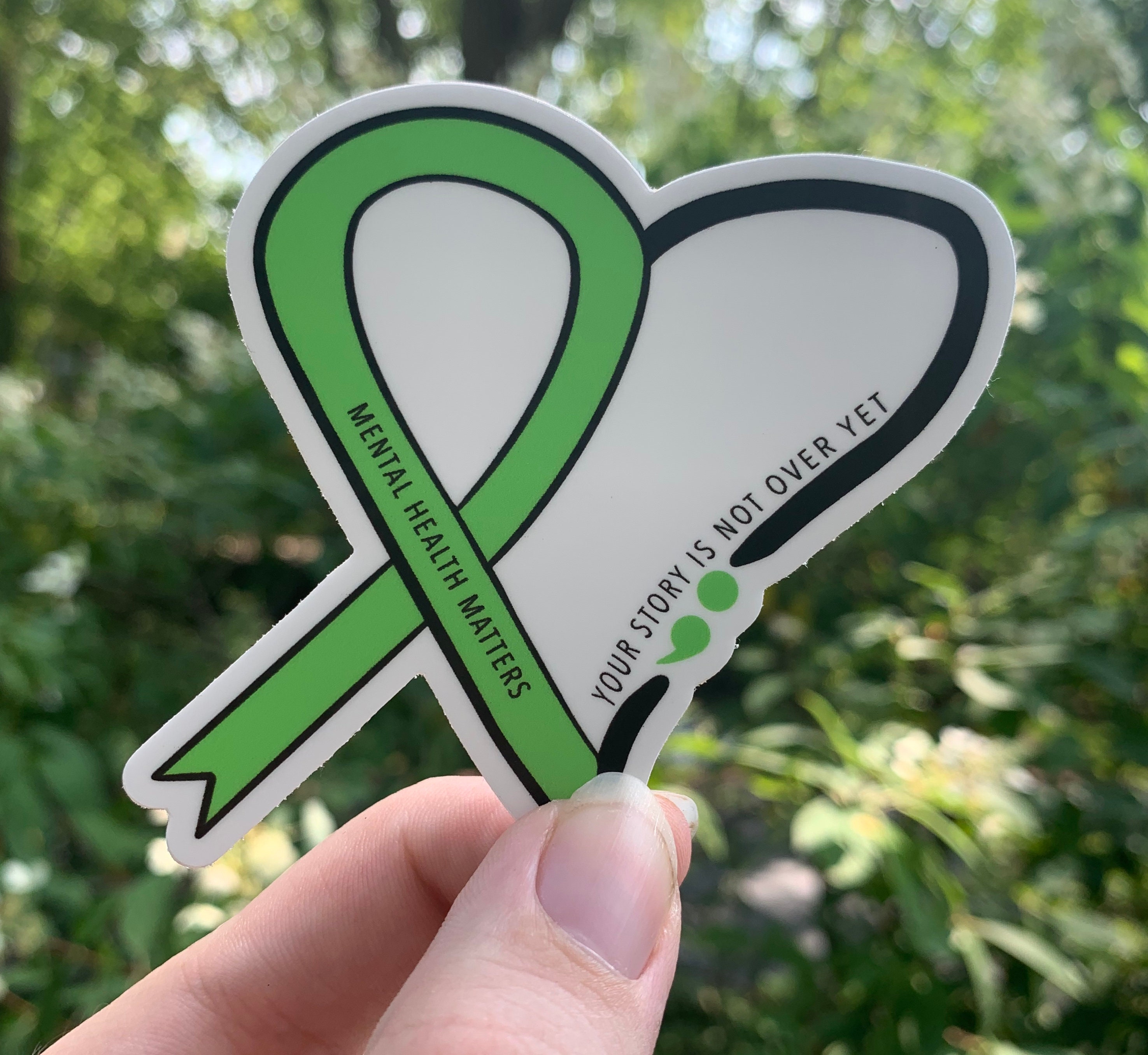 Mental Health Awareness Acrylic Pin and Vinyl Sticker Set | Etsy
