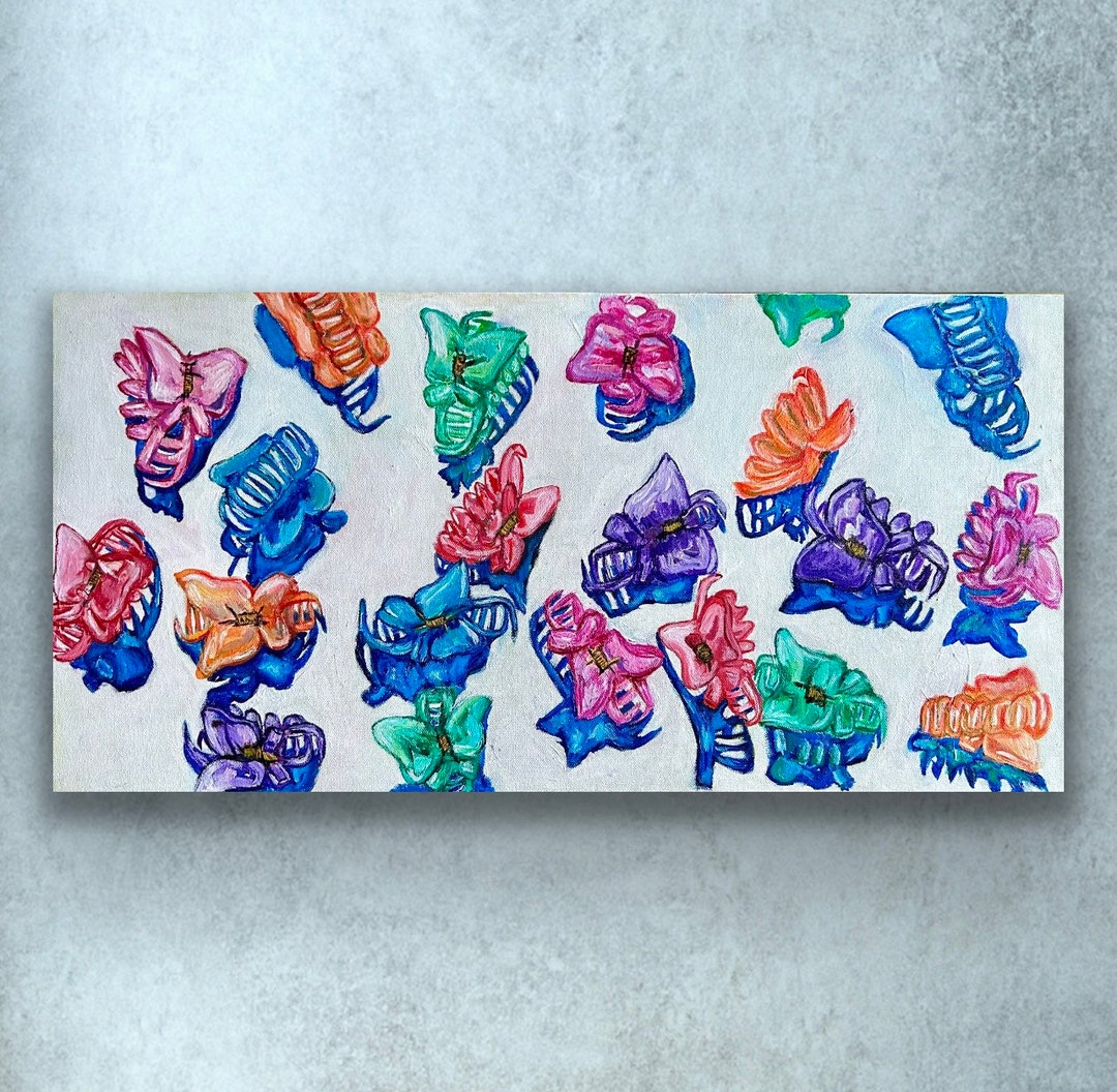 Butterfly Hair Clips Painting Nostalgia 90’s and 2000’s Millennial ...