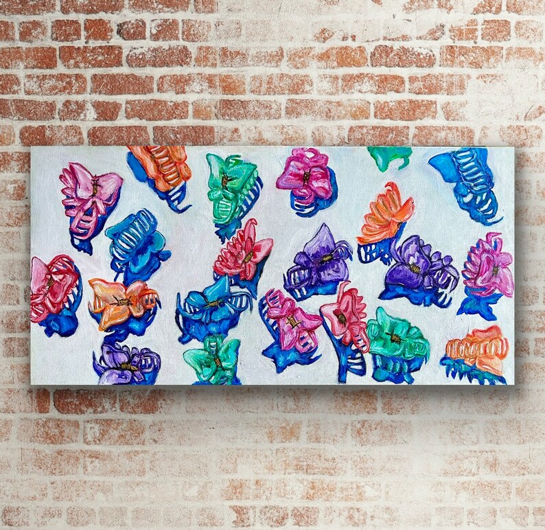 Butterfly Hair Clips Painting Nostalgia 90s and 2000s Millennial ...