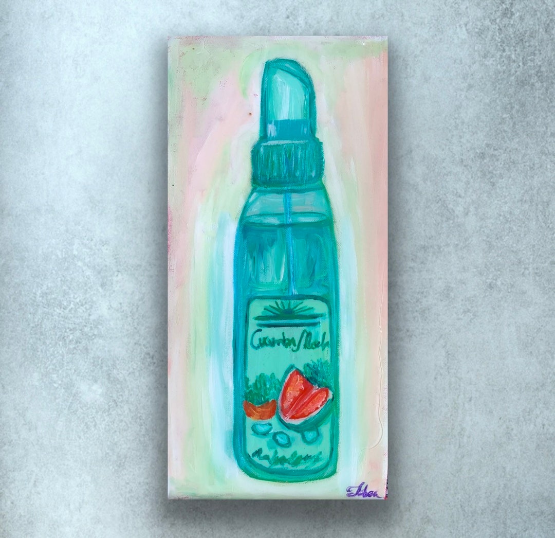 Cucumber Melon Body Spray Painting Art Millennial 90s 2000s - Etsy