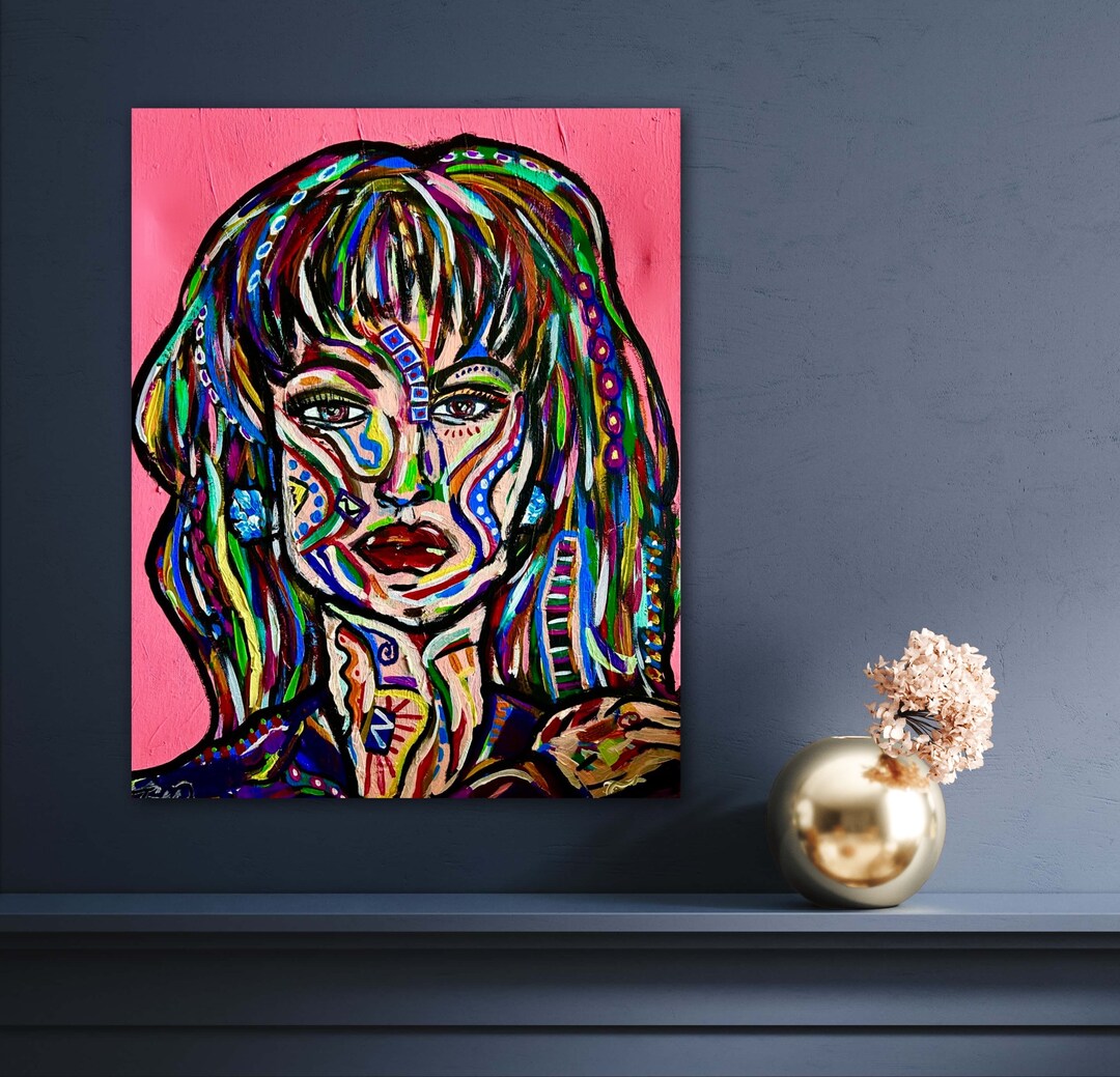 Selena Quintanilla Portrait Art Painting Original on Canvas Pop Art ...