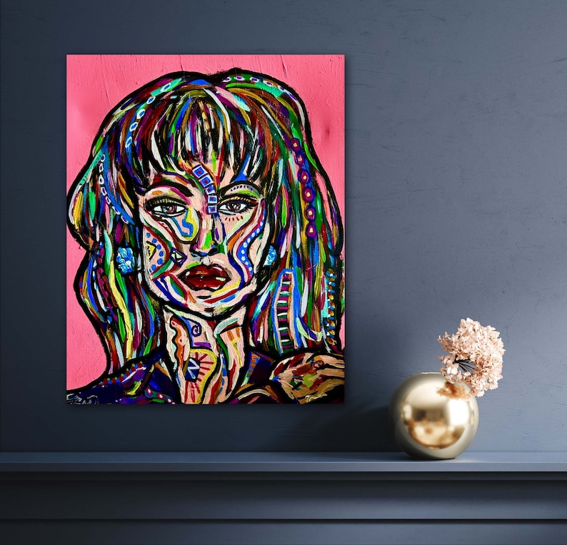 Selena Quintanilla Portrait Art Painting Original on Canvas Pop Art ...