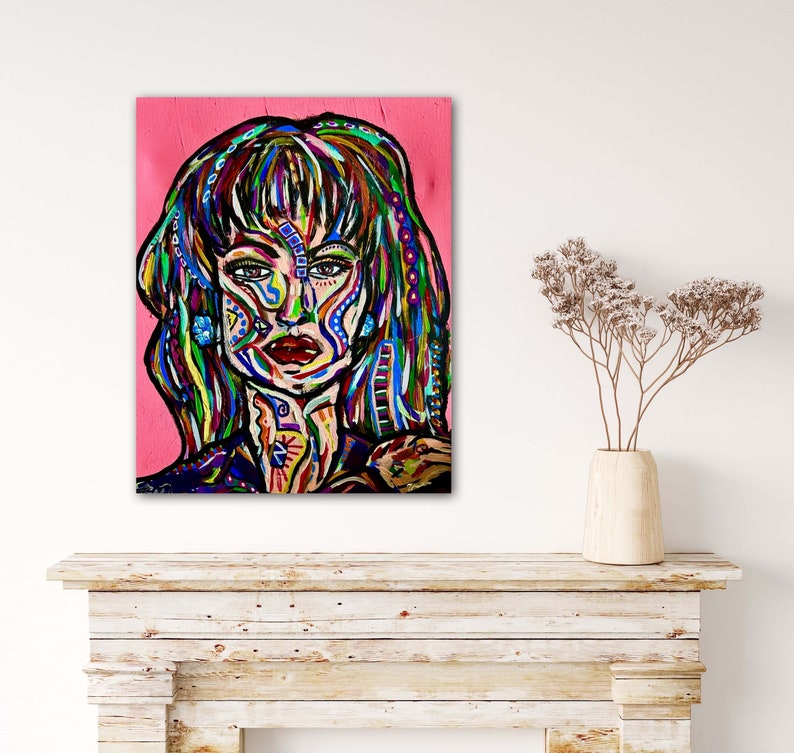 Selena Quintanilla Portrait Art Painting Original on Canvas Pop Art ...