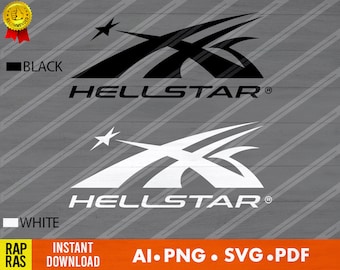 Hellstar Graphic V2 Vector Svg Png Dxf Eps Ai Digital Files for DIY ...
