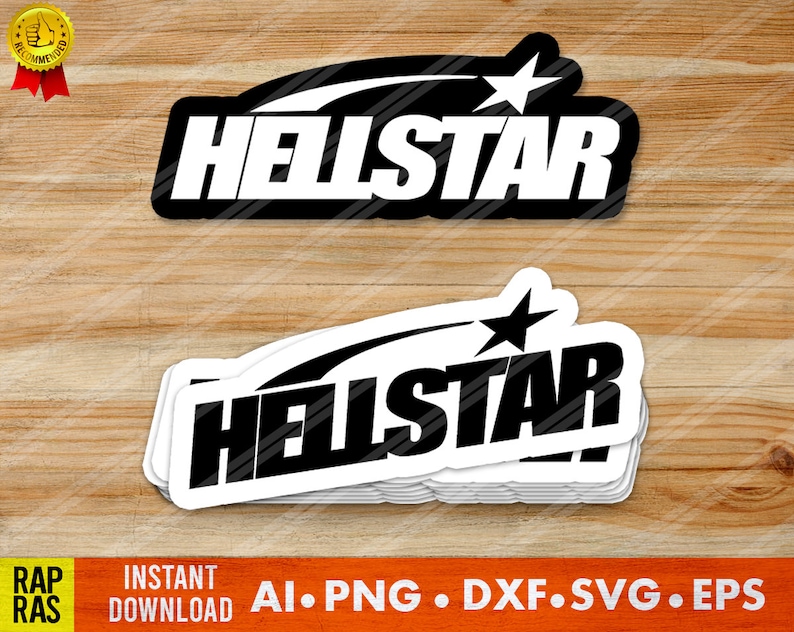 Hellstar Graphic V3 Vector Svg Png Dxf Eps Ai Digital Files for DIY Projects Printable Hellstar ...