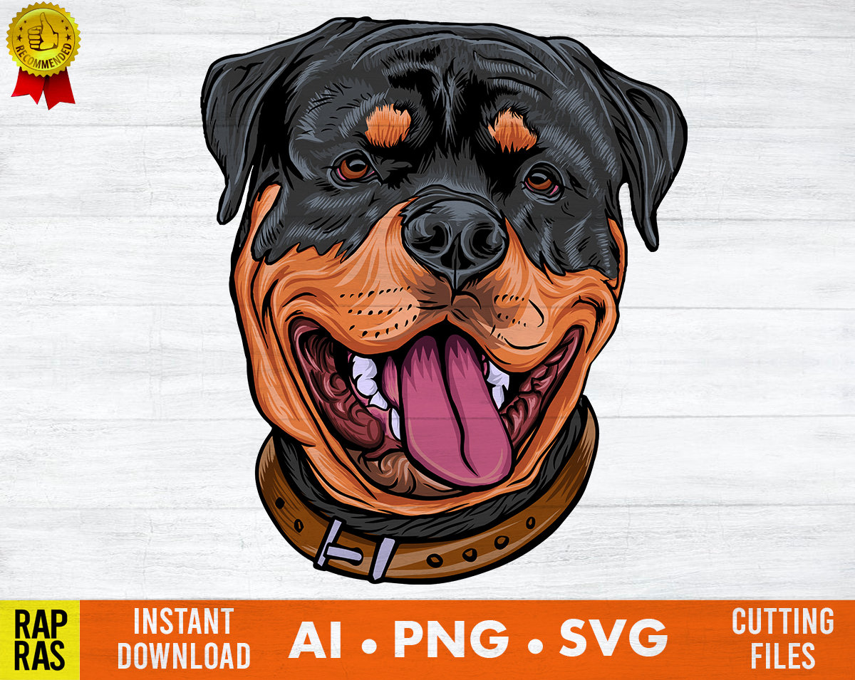 Angry Rottweiler Drawing