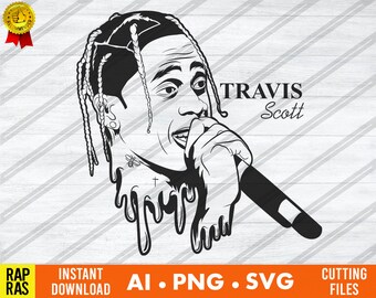 Travis Scott SVG AND Silhouette digital Download - Etsy Australia