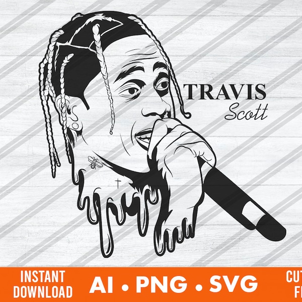 Travis Scott Vector - Etsy
