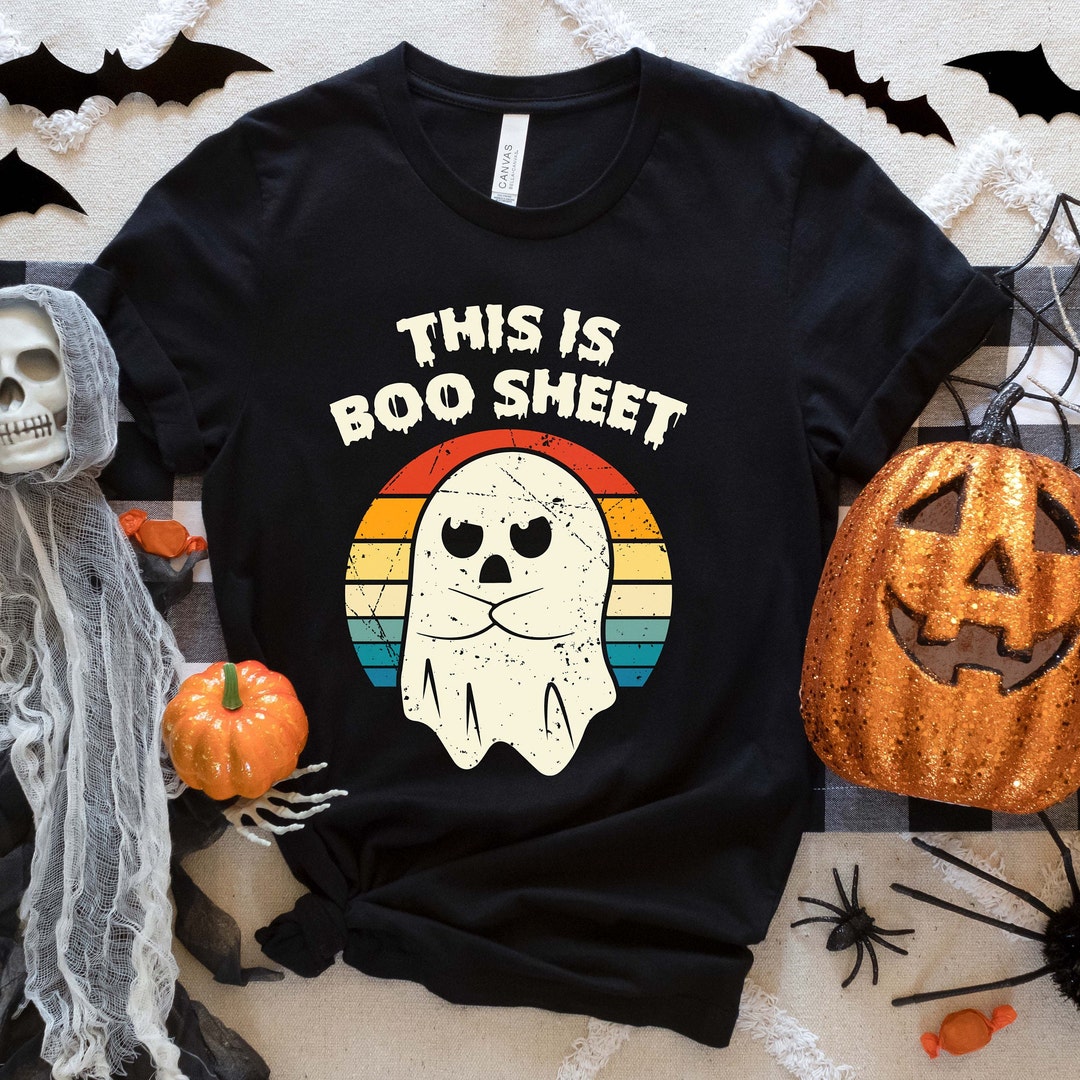 Funny Halloween - This is Boo Sheet T-shirt - Etsy