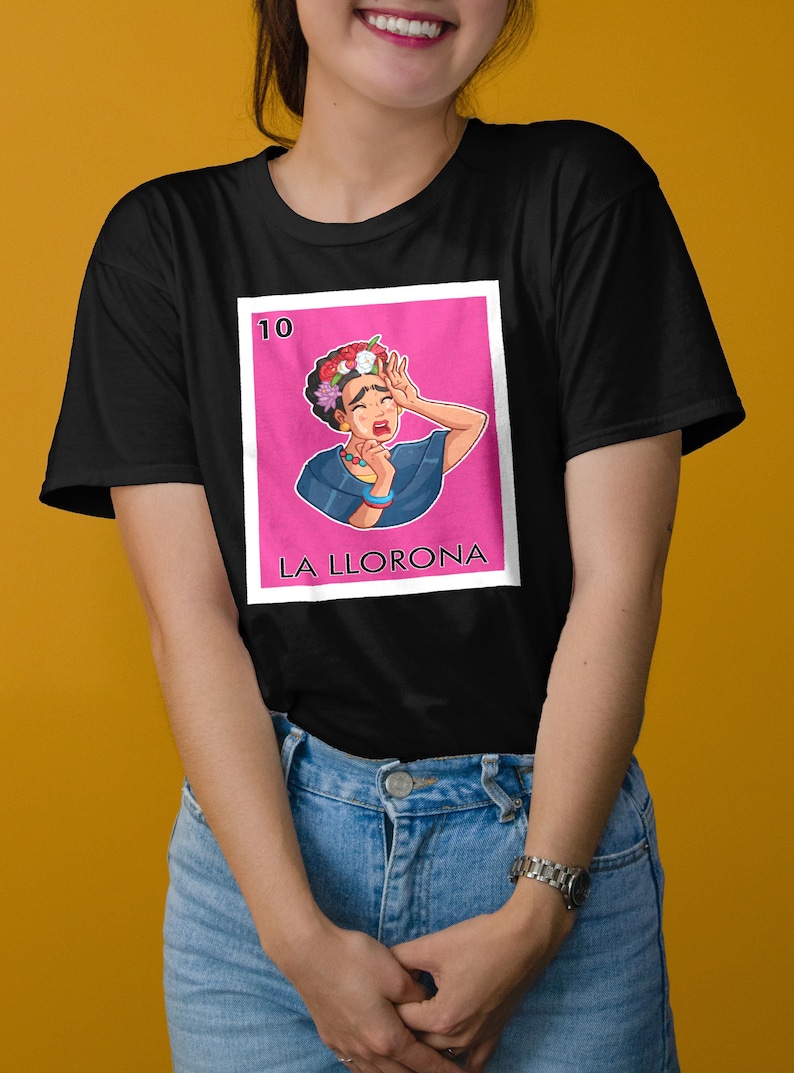 La Llorona - Mexican Lottery Style - Unisex T-shirt - Etsy
