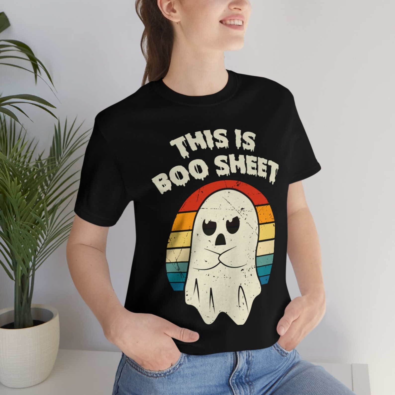 Funny Halloween - This is Boo Sheet T-shirt - Etsy