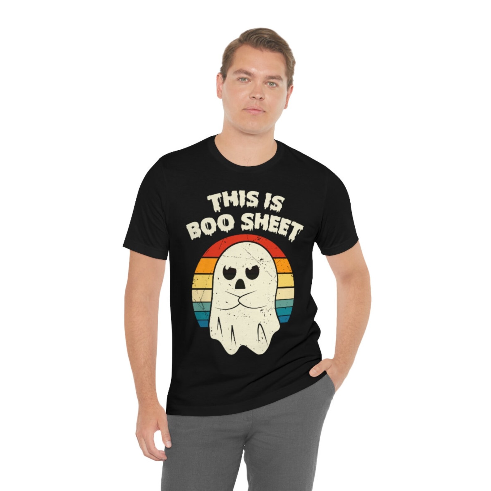 Funny Halloween - This is Boo Sheet T-shirt - Etsy