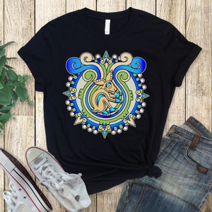 Aztec Ome Tochtli Moon Rabbit - Unisex T-shirt - Etsy