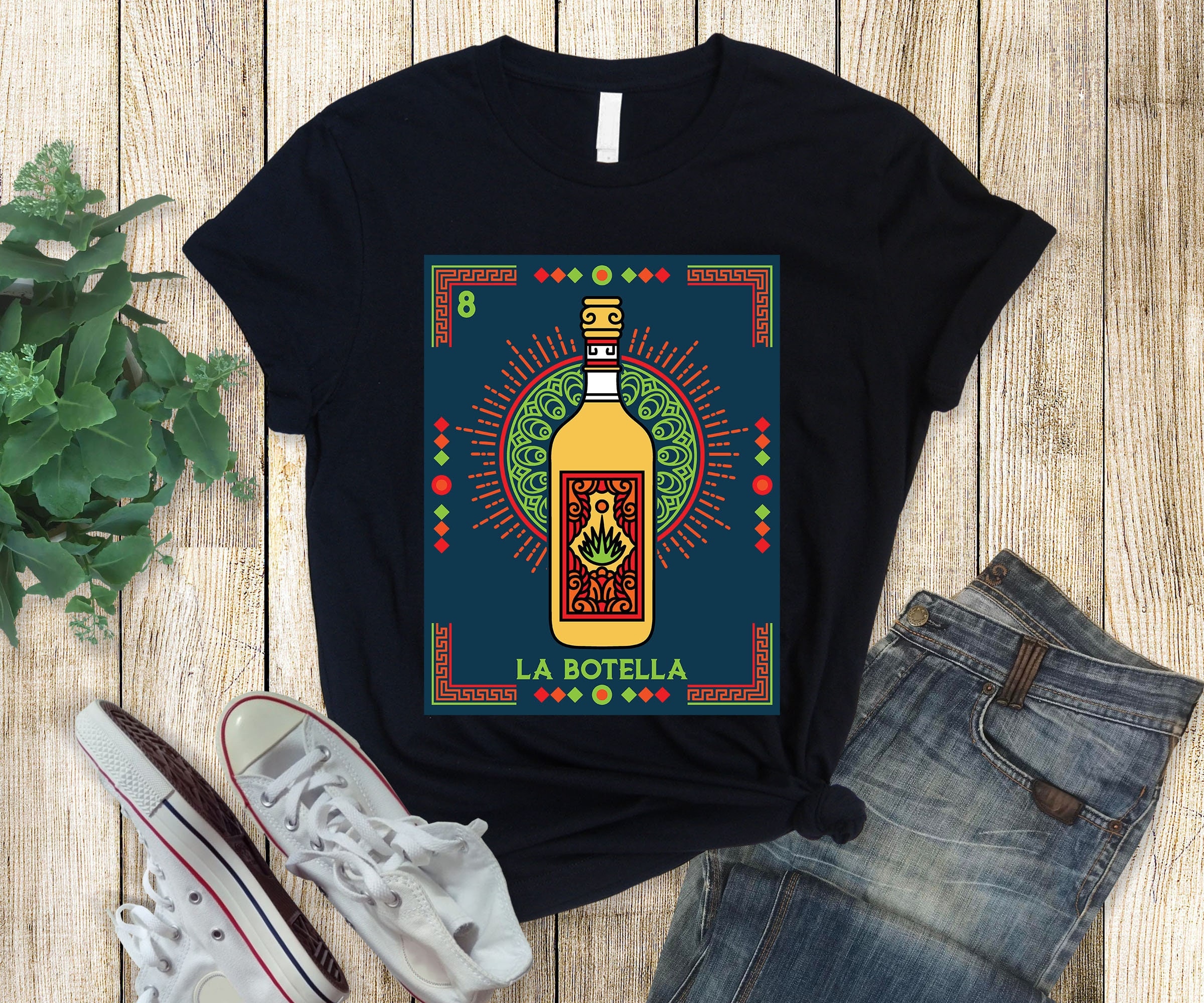 La Botella - Loteria Mexicana (mexican Lottery ) - Unisex T-shirt - Etsy