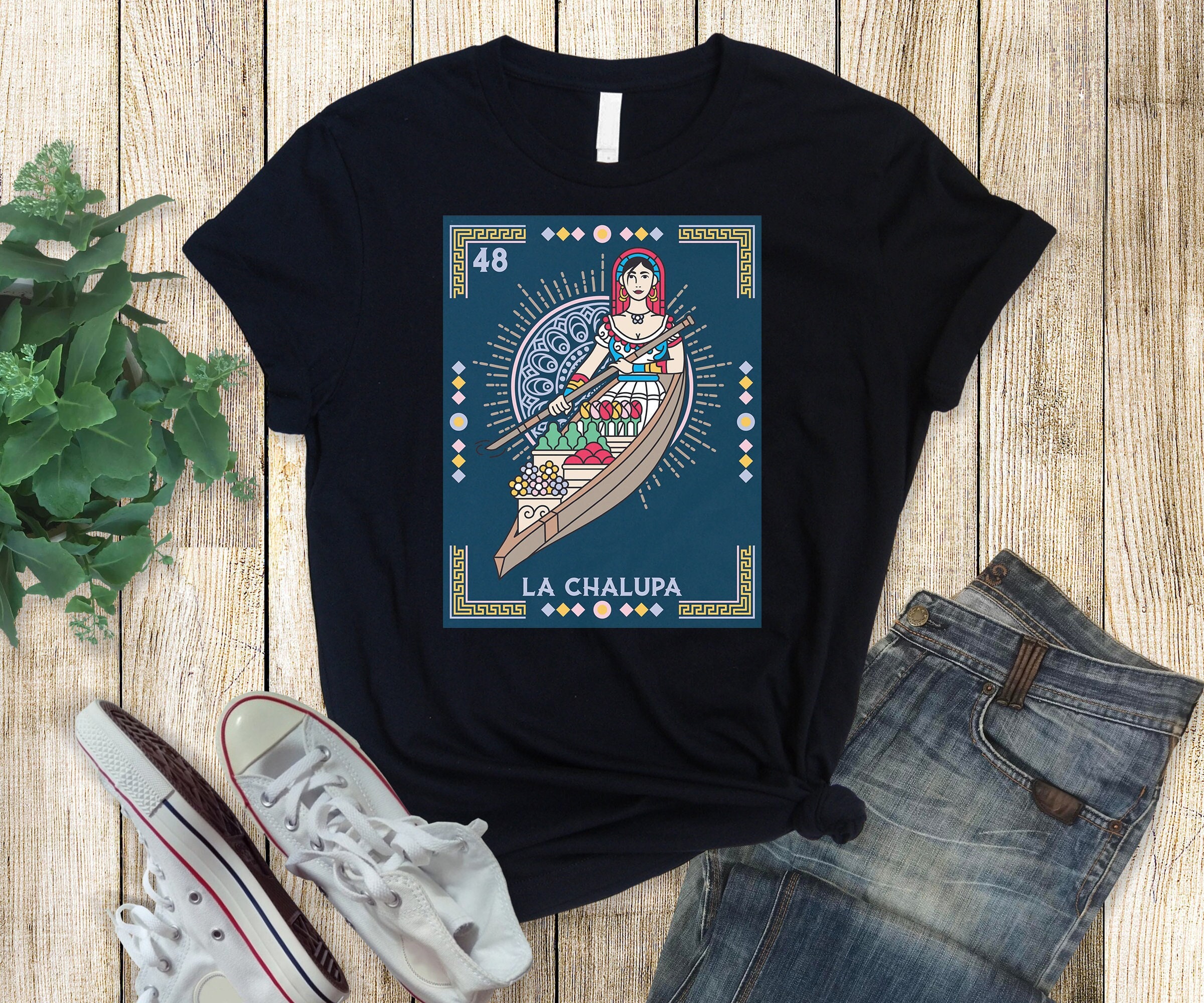 La Chalupa - Loteria Mexicana (mexican Lottery ) - Unisex T-shirt - Etsy