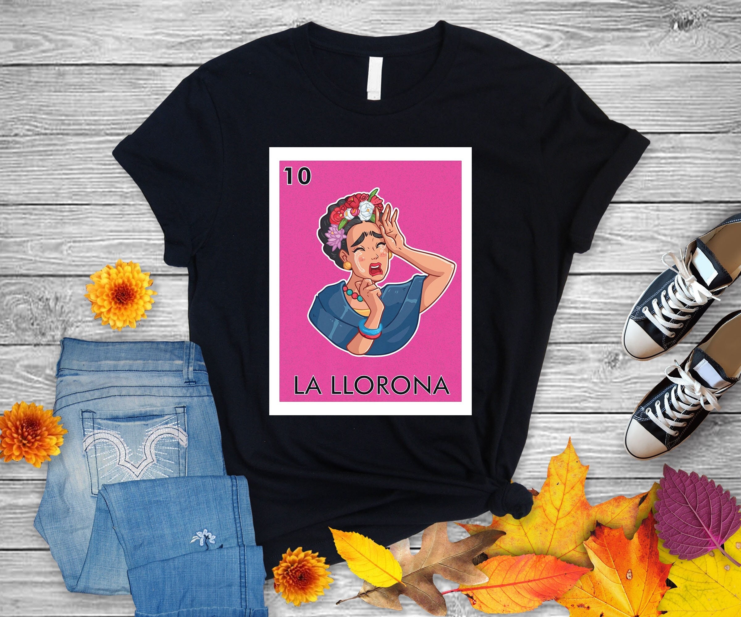 La Llorona - Mexican Lottery Style - Unisex T-shirt - Etsy