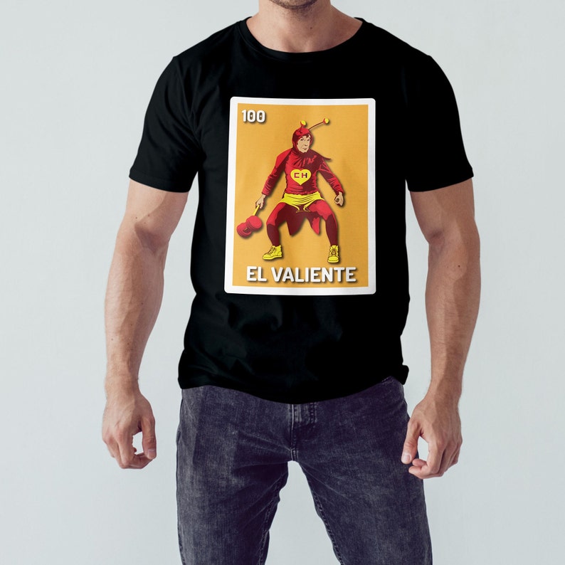 El Valiente Chapulin Colorado Loteria- Unisex T-shirt - Etsy