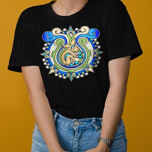 Aztec Ome Tochtli Moon Rabbit - Unisex T-shirt - Etsy