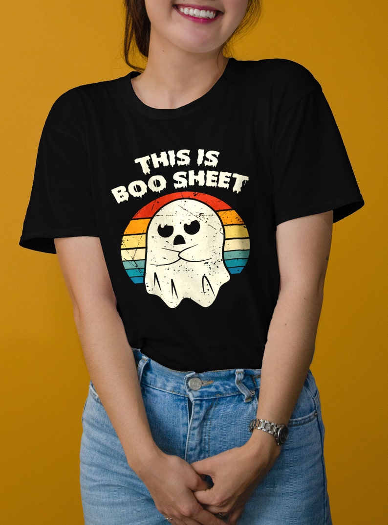 Funny Halloween - This is Boo Sheet T-shirt - Etsy