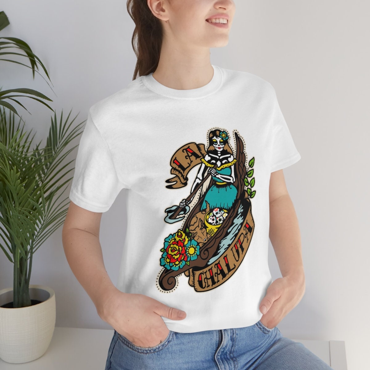 La Chalupa Mexican Style Tattoo Drawing Unisex T-shirt - Etsy