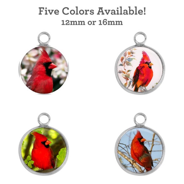 Cardinal Charms - Etsy