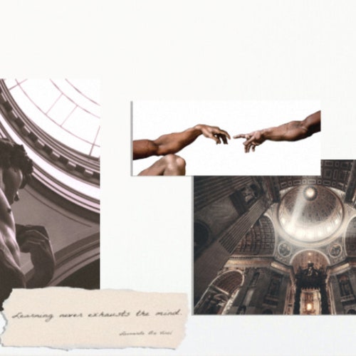 Neutral-colored Renaissance Bundle Wall Art Print Printable - Etsy