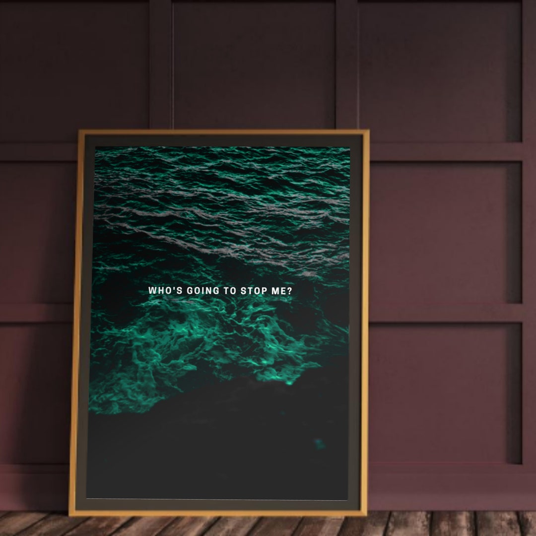 Dark Green Wall Art Print, Printable - Etsy