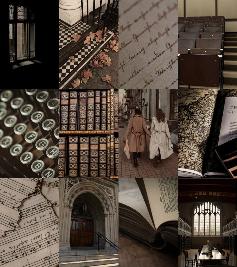 Dark Academia Bundle Wall Art Print, Printable - Etsy