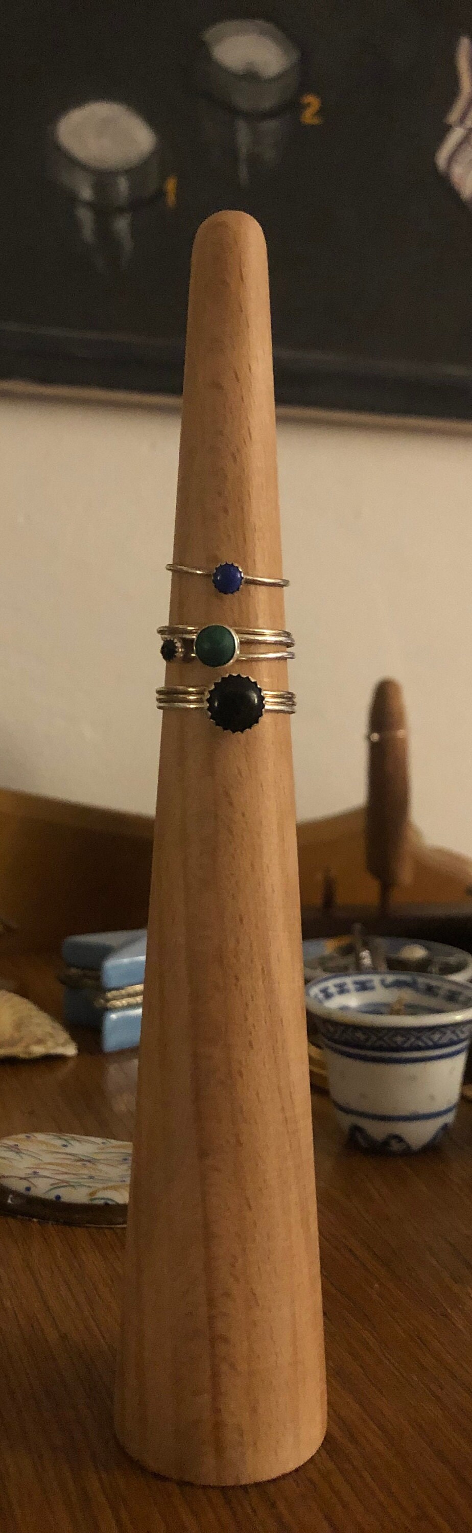 Wood Ring Display / Ring Mandrel - Etsy