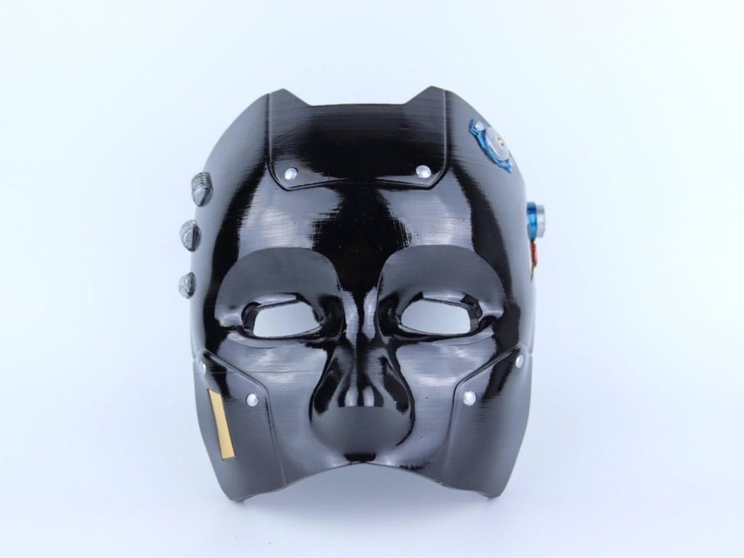Cyborg Android Robot Mask - Black - Etsy