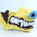 Wolf Snarling Animal Face Mask - Shiny Mightyena Colors - Etsy