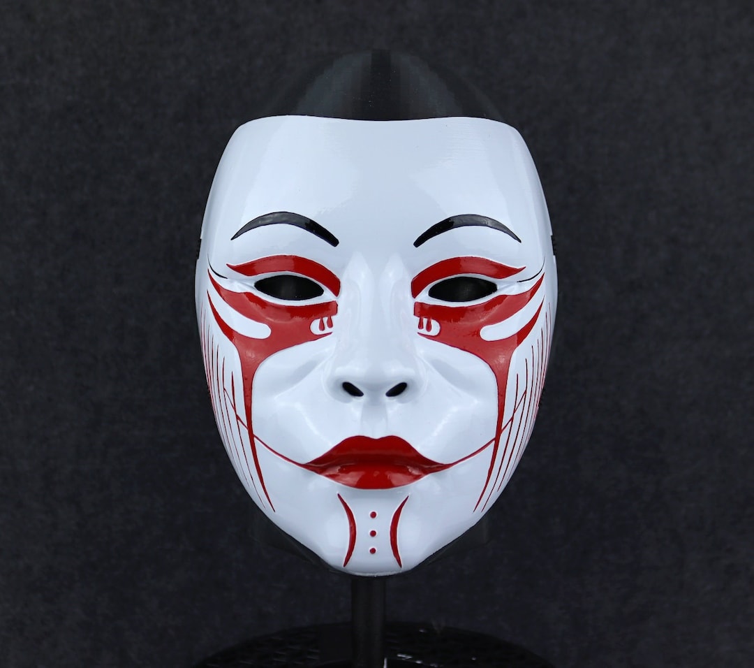 Geisha Japanese Masquerade Mask Carnival Festival Cosplay - Etsy