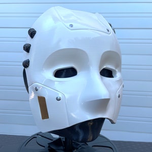 Cyborg Android Robot Mask - White - Etsy