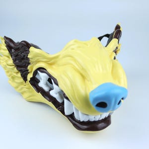 Wolf Snarling Animal Face Mask - Shiny Mightyena Colors - Etsy