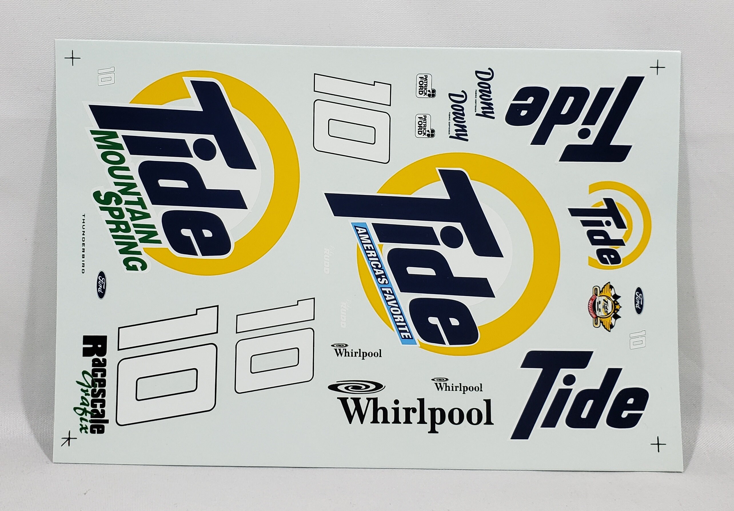 NASCAR Model Decals: 10 Ricky Rudd 1997 Brickyard 400 Ford | Etsy