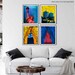 Statue of Liberty in Red Wall Art, Archival Print, Canvas, Home Decor ...