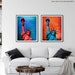 Statue of Liberty in Red Wall Art, Archival Print, Canvas, Home Decor ...