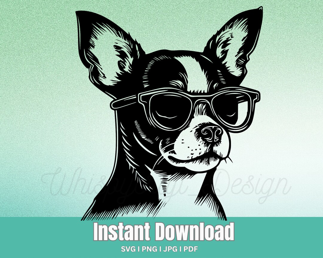 Chihuahua Plotter File I SVG I PNG I Vector I Laser I Unique Chihuahua ...