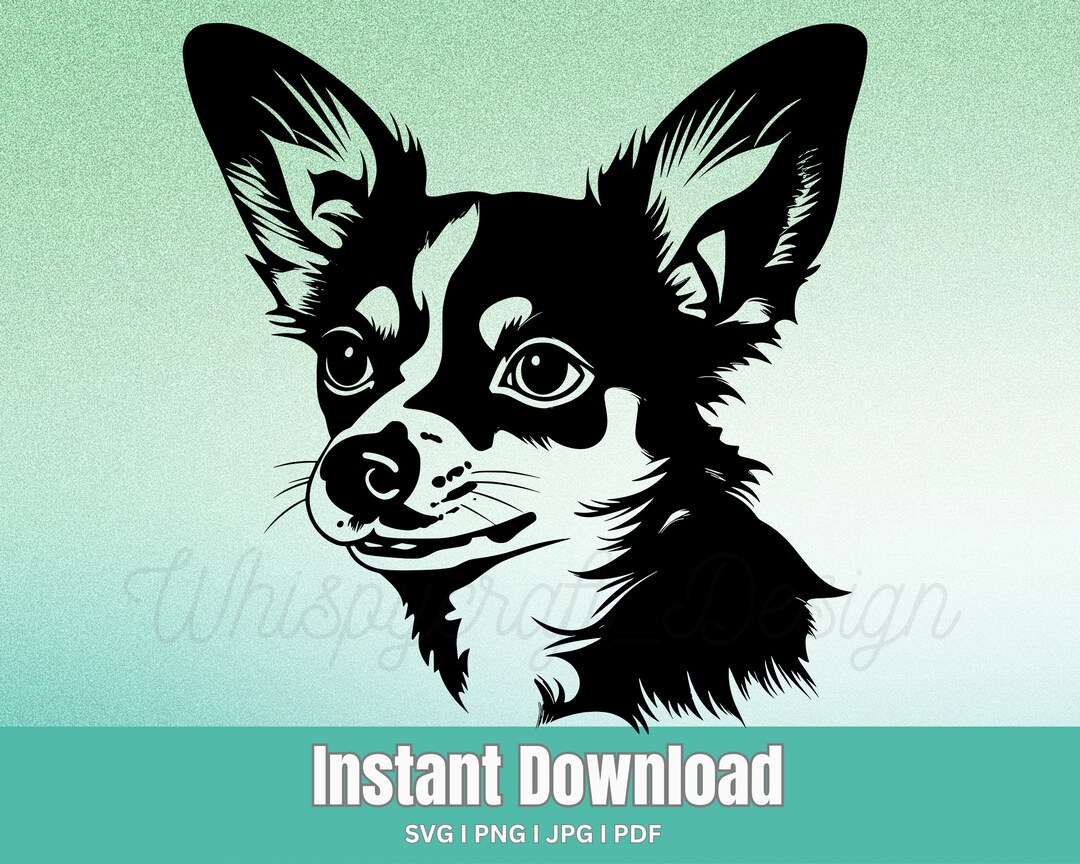 Chihuahua Plotter File I SVG I PNG I Vector I Laser I Unique Chihuahua ...
