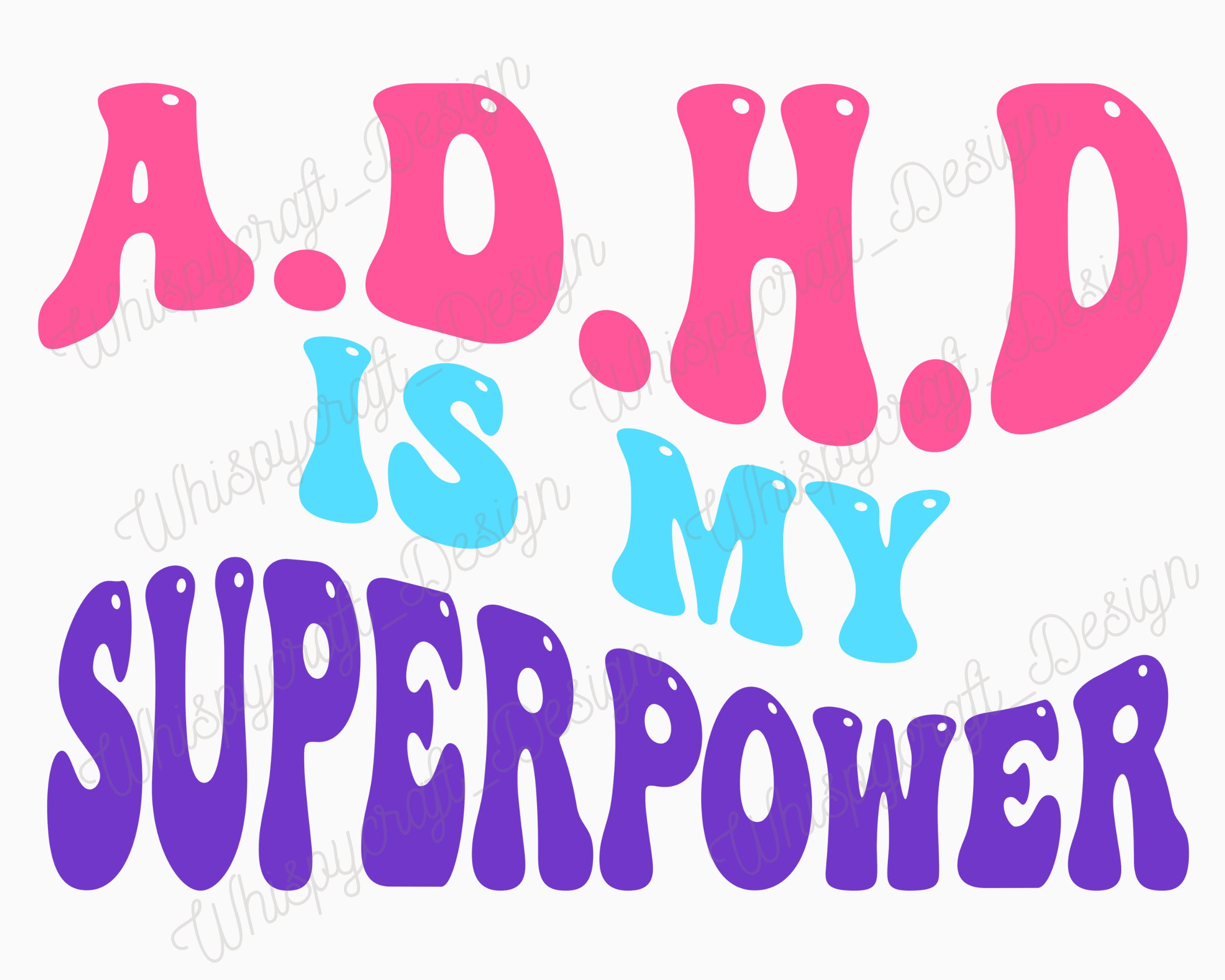 ADHD Aware Svg ADHD Awareness Adhd Svg File ADHD Cut File for - Etsy