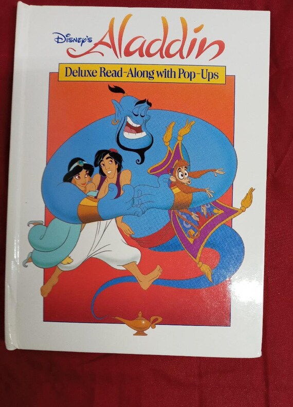 Disney's Aladdin Deluxe Read-along with Pop-ups | Etsy