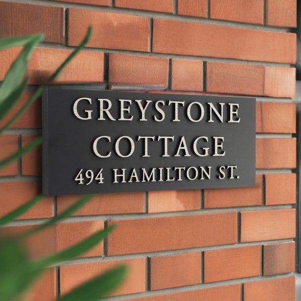 Wood House Sign - Etsy