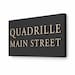 Large House Sign, Silver, Gold or Wood Effect Raised Design, Custom ...
