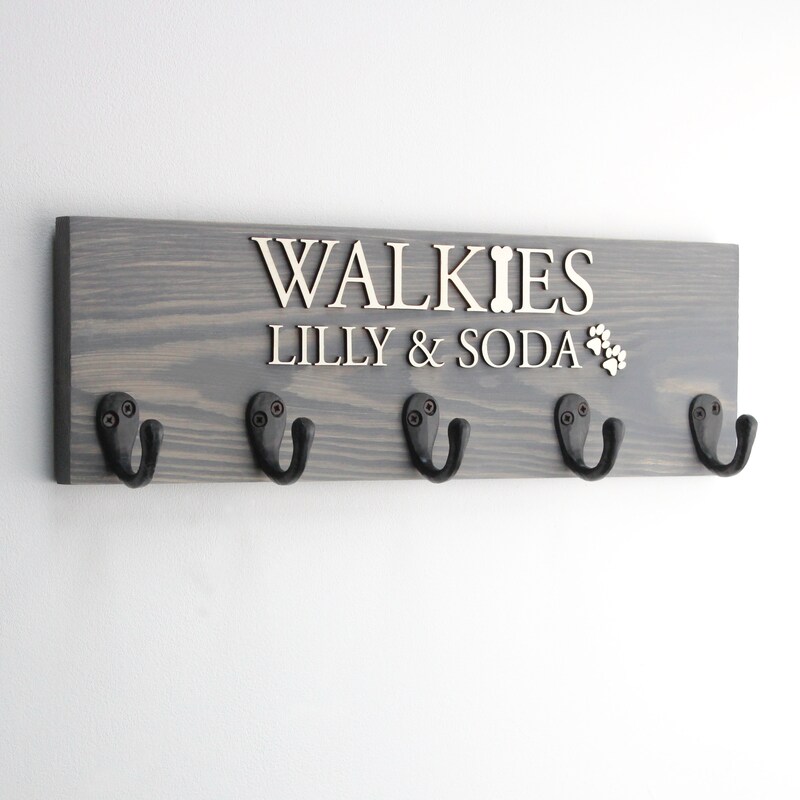 Dog Sign With Hooks - Etsy