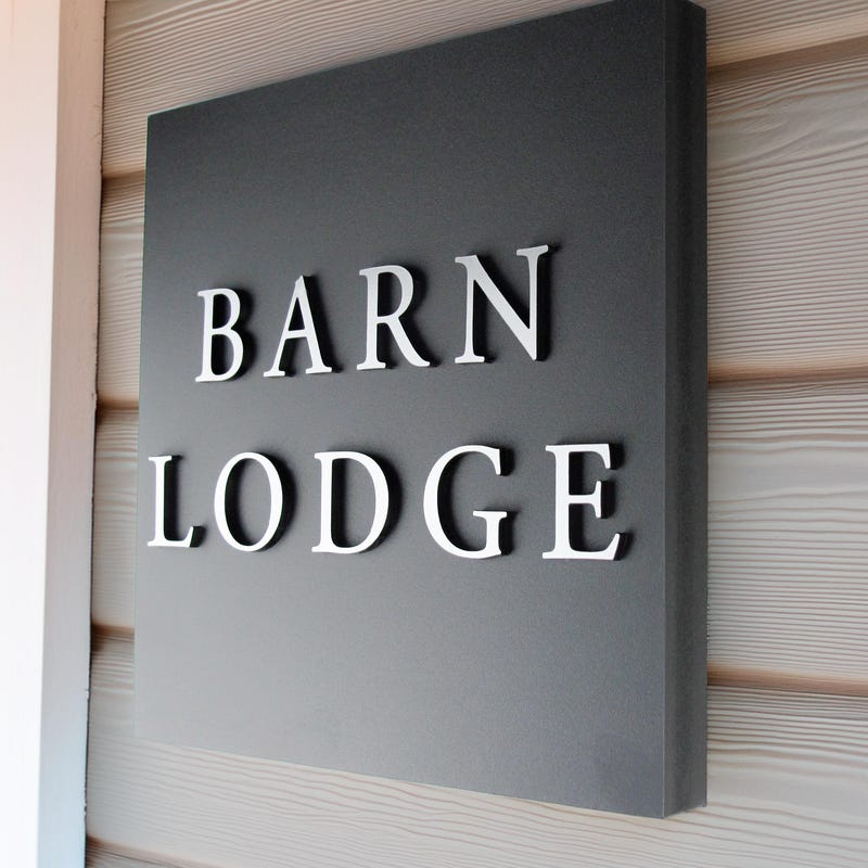 Black Metal Letters 18 - Etsy UK