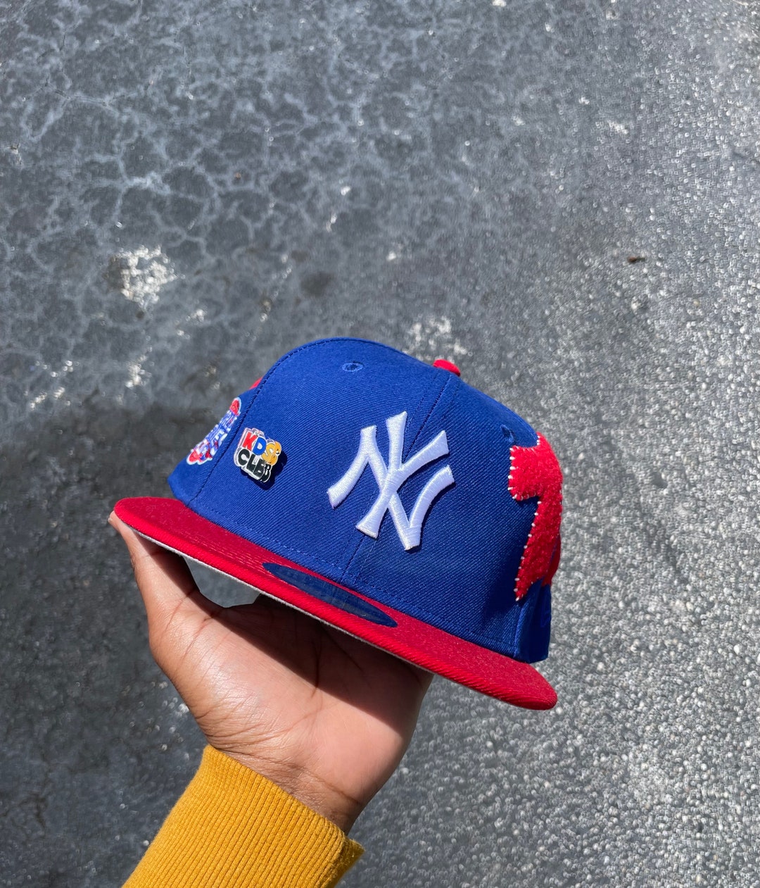 New York Yankees Fitted Hat (custom) - Etsy